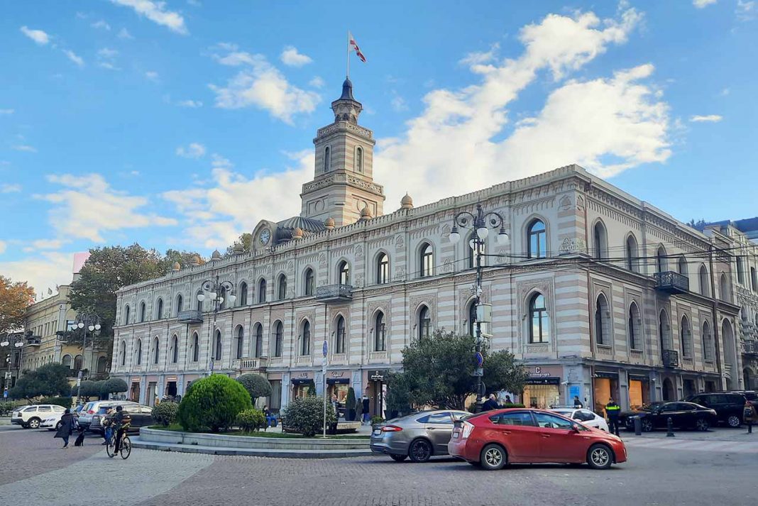 Freedom Square in Tbilisi is the heart of the Georgia.